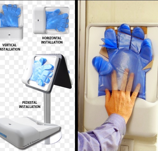 PC ABS Automatic Glove Dispenser PE Glove Household Kitchen Food ...
