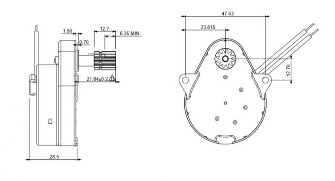 OEM SNP AC I RPM Small Appliance Motors Explosion Proof High Safety Factor